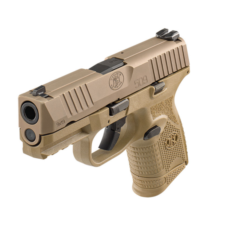 FN America FN 509C 9mm Pistol, Compact FDE (66-100818) | UPC:
