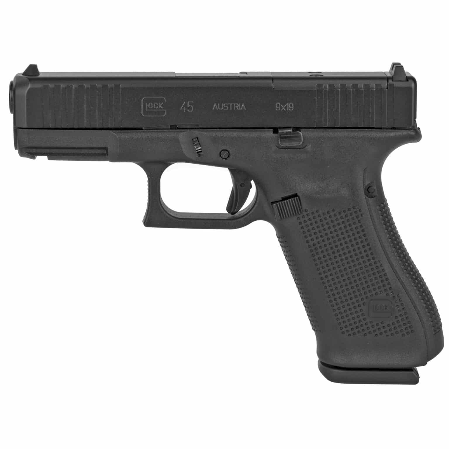 Glock G45 Gen5 MOS FS 9mm Pistol (PA455S202MOS)-Blue Label Program | UPC: