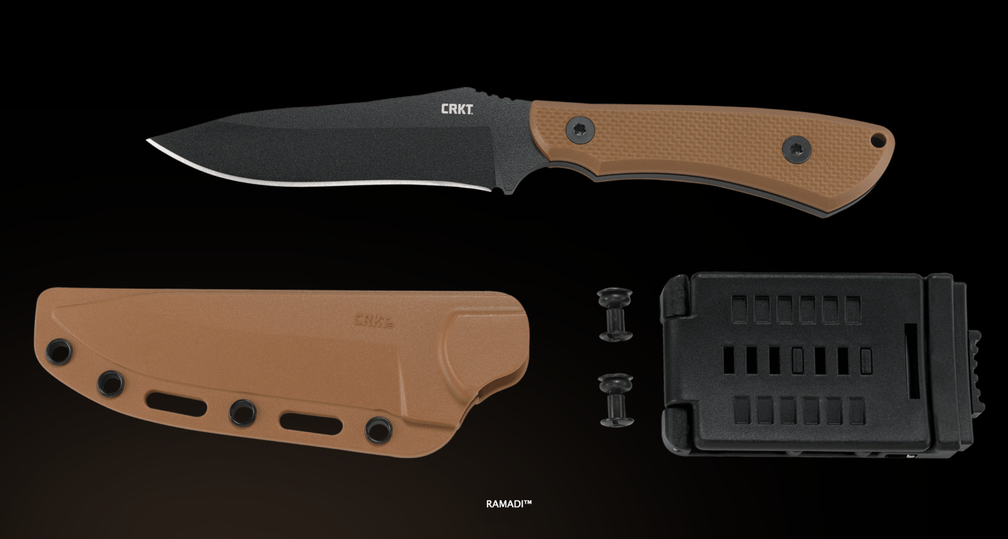 CRKT Ramadi, Fixed Blade Knife with Sheath (2083) | UPC: 794023000000