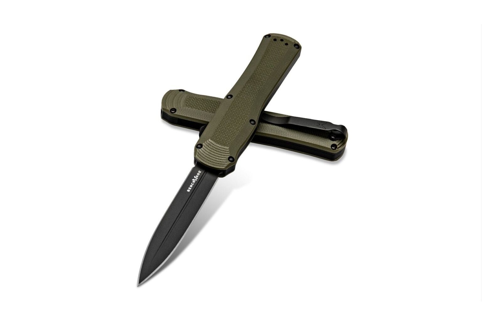 Benchmade Autocrat OTF Auto Knife, Black Plain Blade, G10 ODG Handles ...