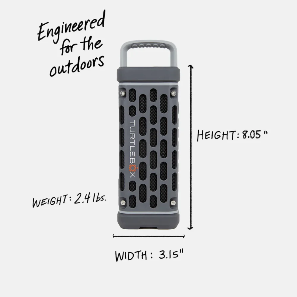 Turtle Box Ranger Portable Speaker, Waterproof (TB-RANG-G1) | UPC: