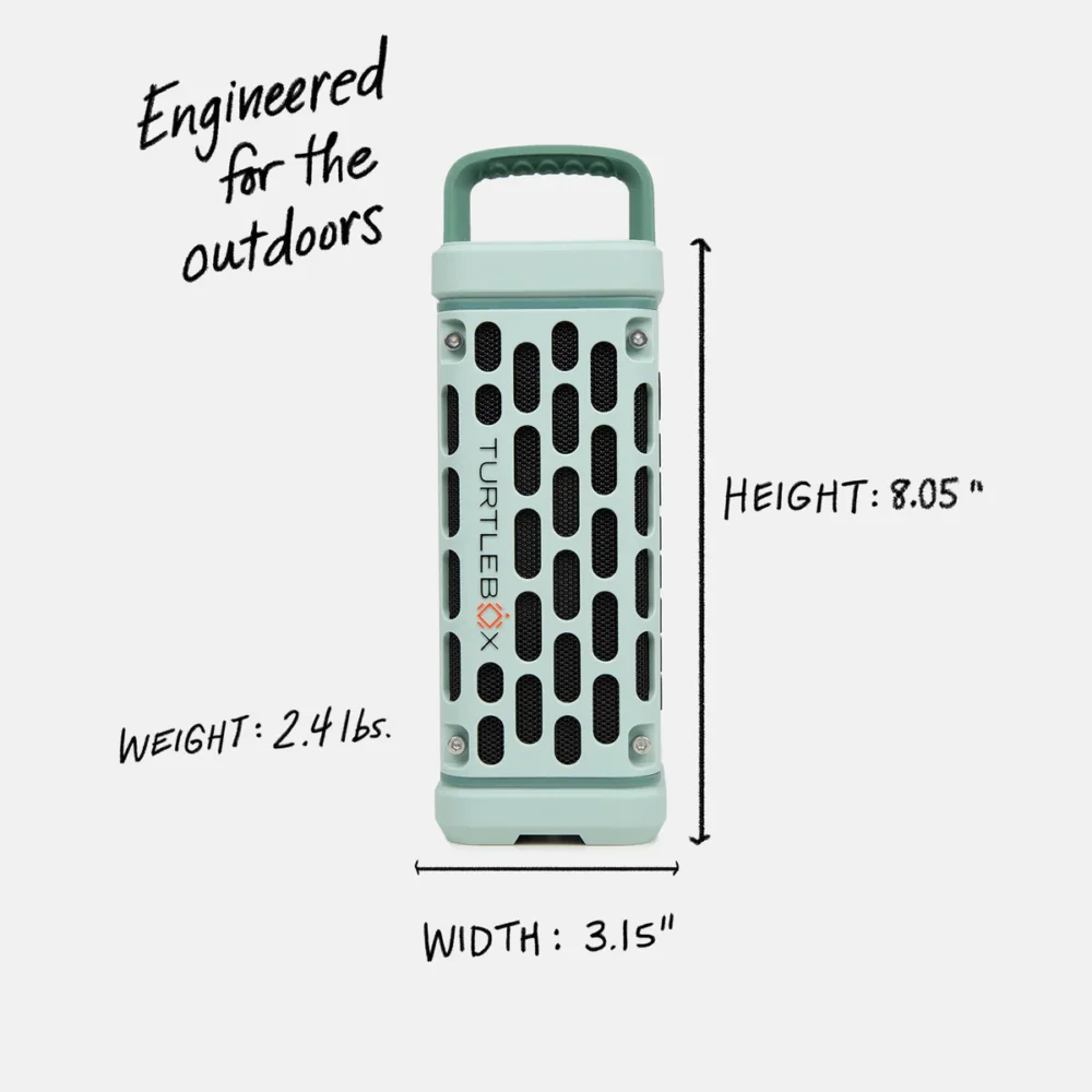 Turtle Box Ranger Portable Speaker, Waterproof (TB-RANG-G1) | UPC: