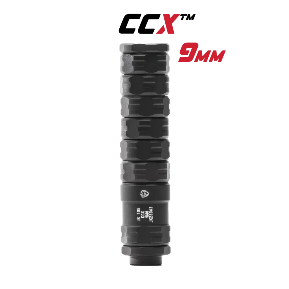JK Armament,105 CCX 9mm, Modular Silencer, Black (JK-105CCX9)