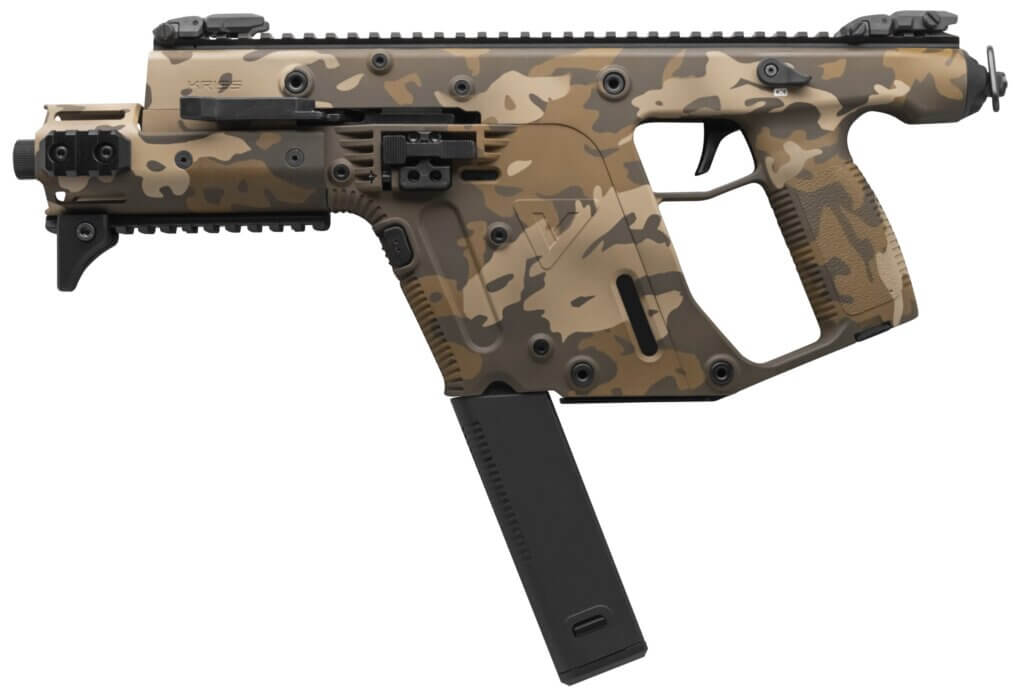 Kriss USA, Vector SDP Enhanced, 45ACP, Pistol, FDE Camo (KV45-PMCFDE30)