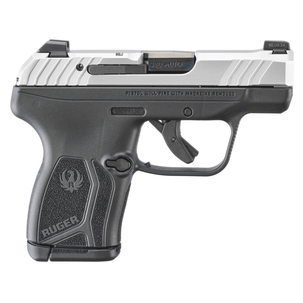 Ruger, LCP MAX, Compact, 380ACP, MTS, Black/Silver